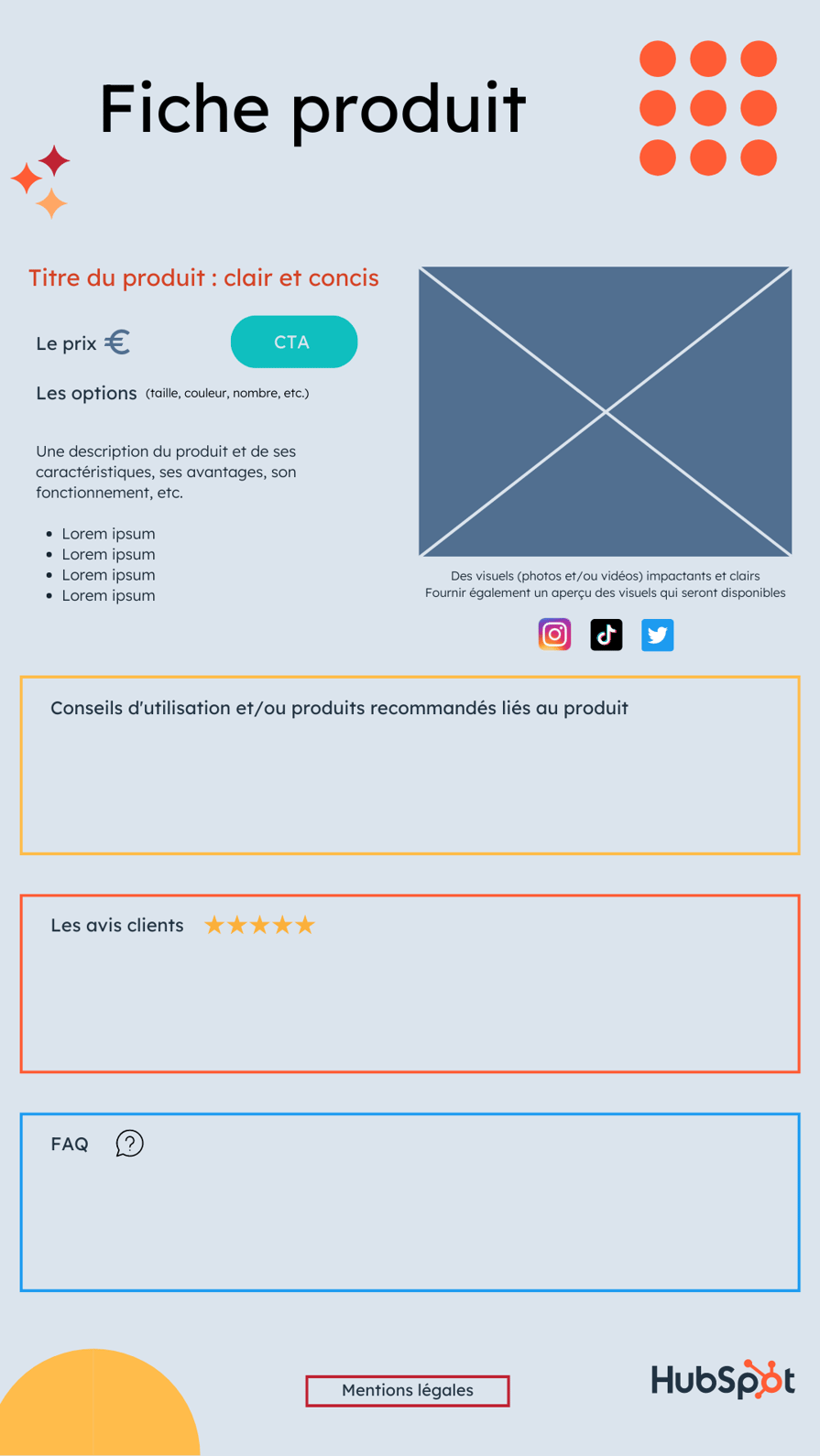 Fiche produit : définition, conseils et exemples | HubSpot